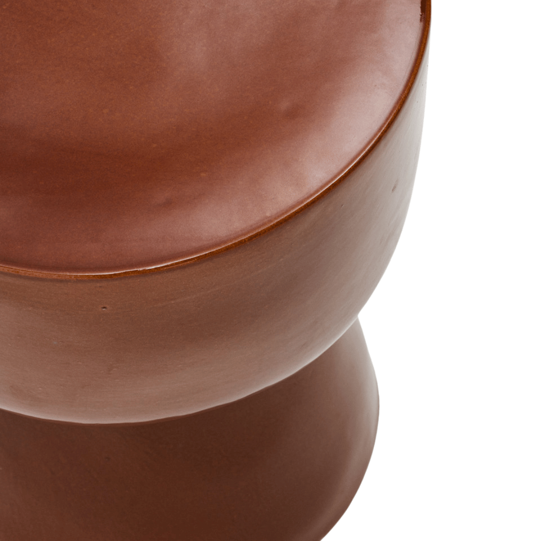 Pasco Patio Side Table | Red - CLU Living Pty Ltd