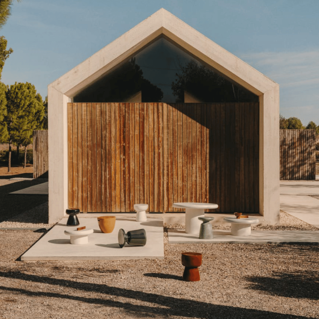 Pasco Patio Side Table | Rust - CLU Living Pty Ltd