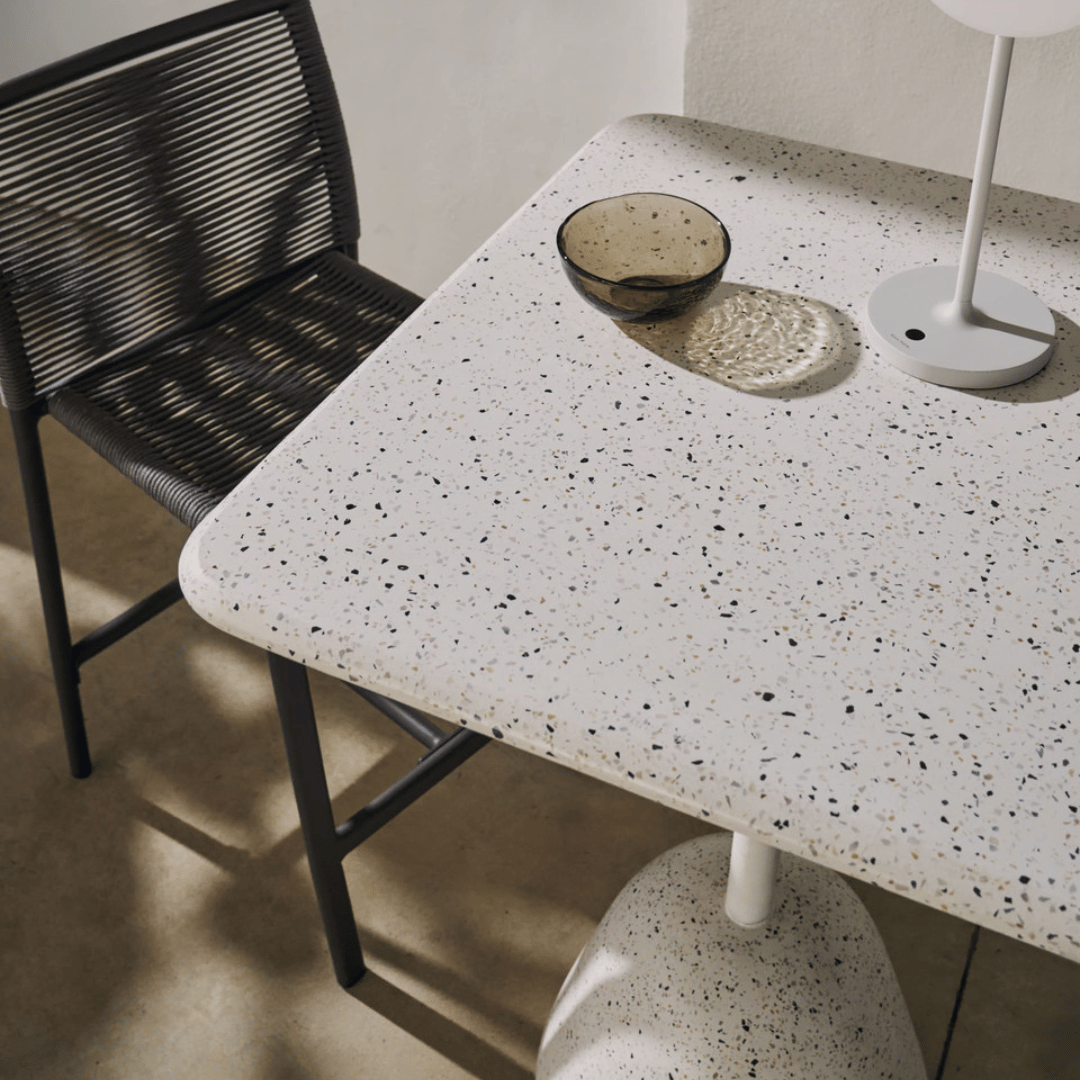 Naxos Terrazzo Bar Patio Dining Table - CLU Living Pty Ltd