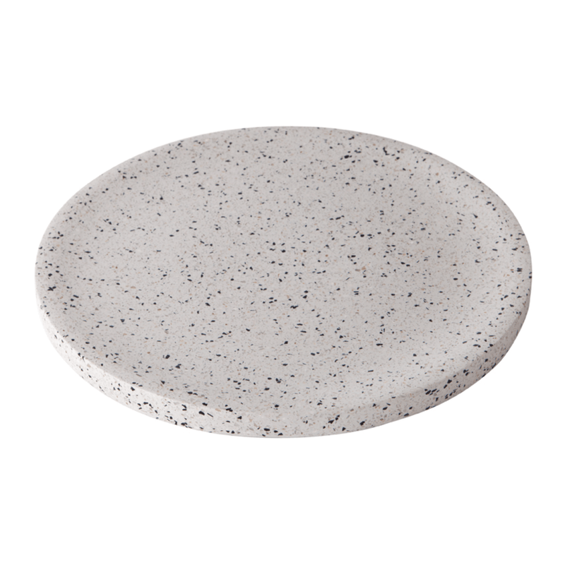 Ali Terrazzo Dimple Tray | Snow - CLU Living Pty Ltd
