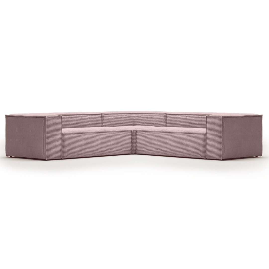 Blok Square Corner Sofa | Musk Pink – CLU Living Pty Ltd