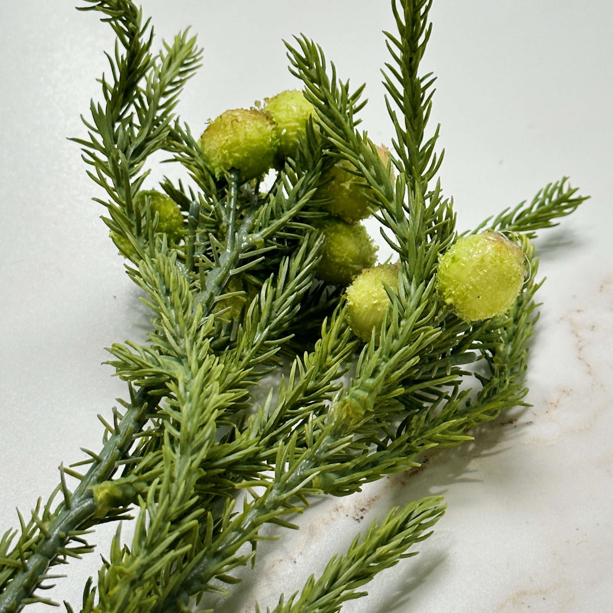 Artificial Berzelia Button Branch - CLU Living Pty Ltd