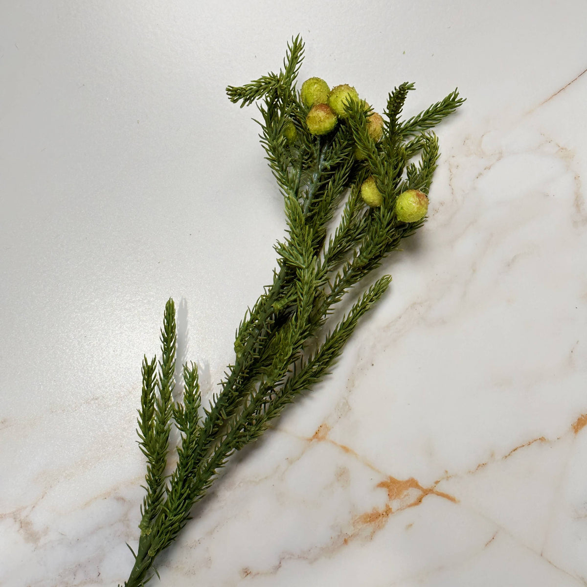 Artificial Berzelia Button Branch - CLU Living Pty Ltd