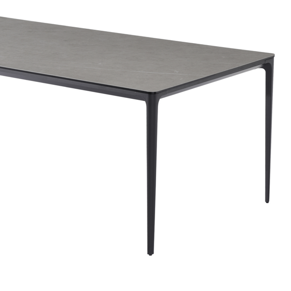 Cassian Ceramic Dining Table | Grey Stone - CLU Living Pty Ltd