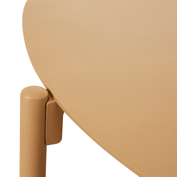 Delphi Patio Coffee Table | Natural Metal - CLU Living Pty Ltd