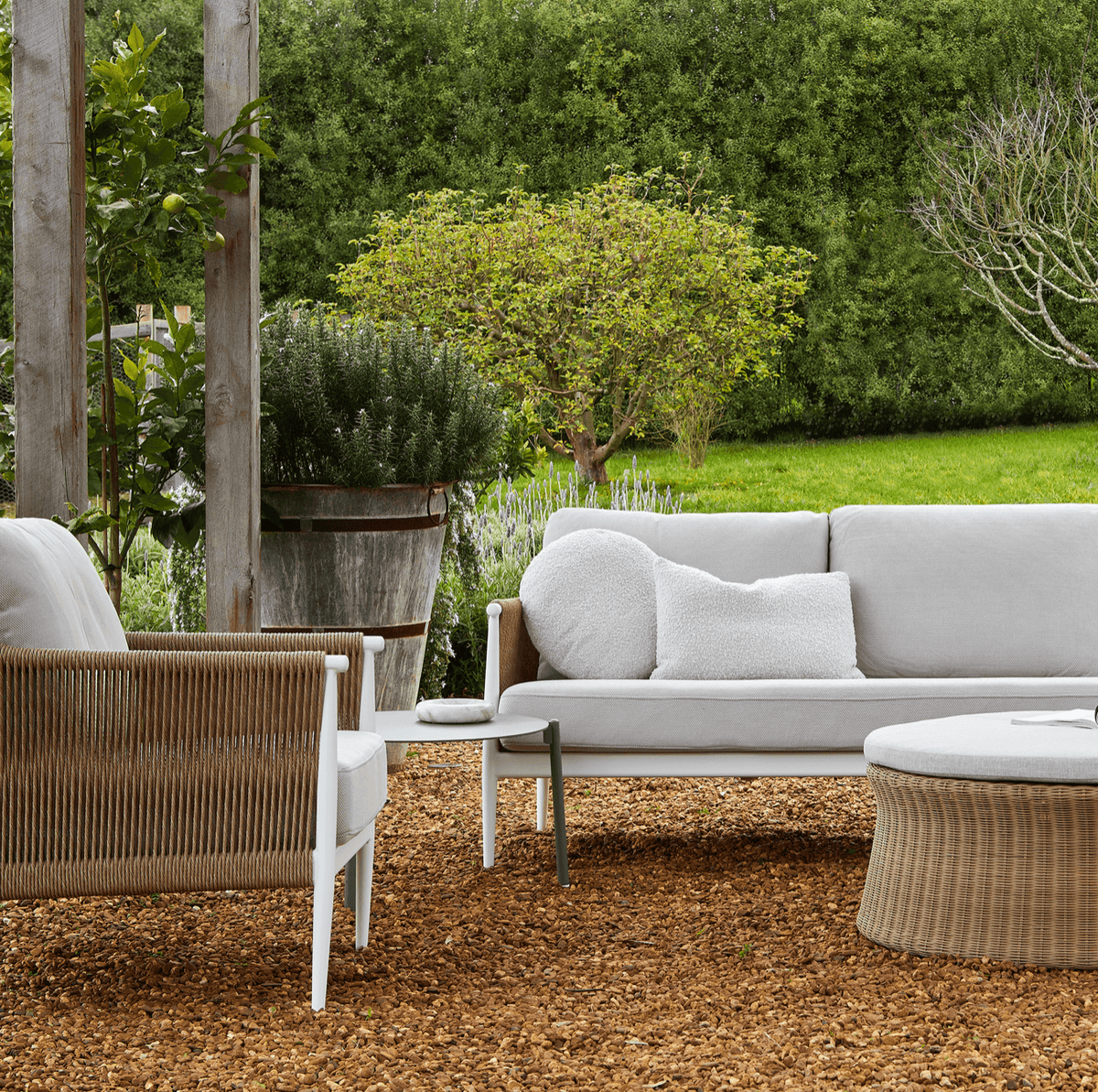 Delphi Patio Coffee Table | White - CLU Living Pty Ltd