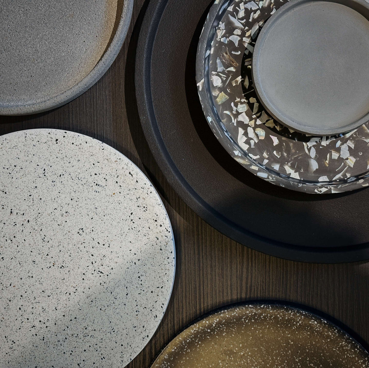 Isla Concrete Round Tray XS - CLU Living Pty Ltd