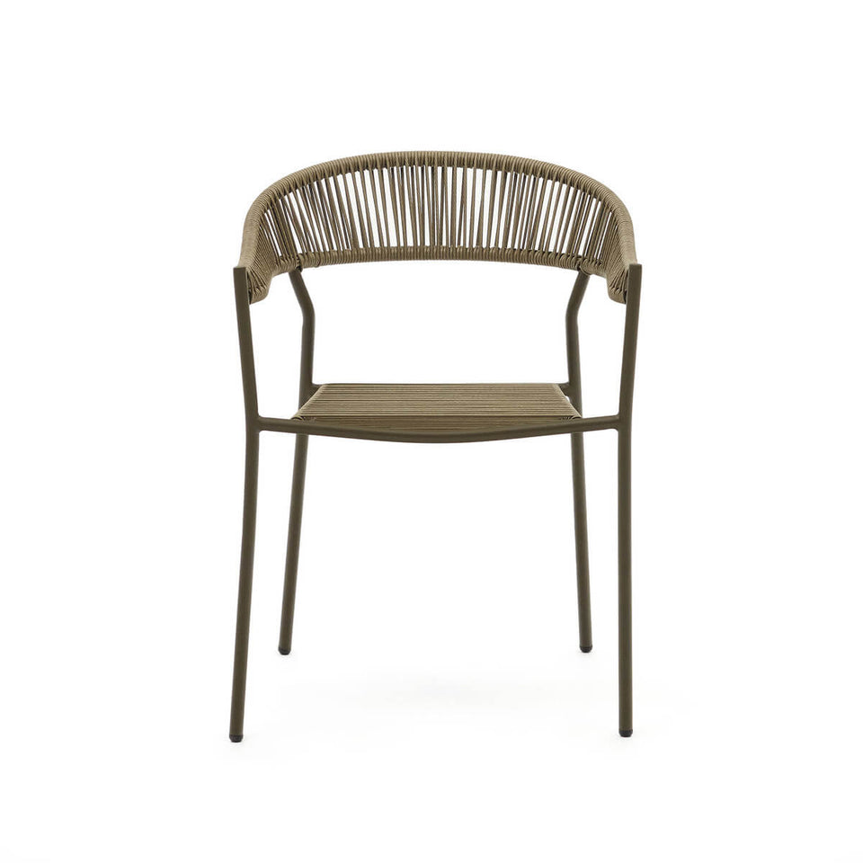 Mavis Stackable Patio Chair | Green – CLU Living Pty Ltd