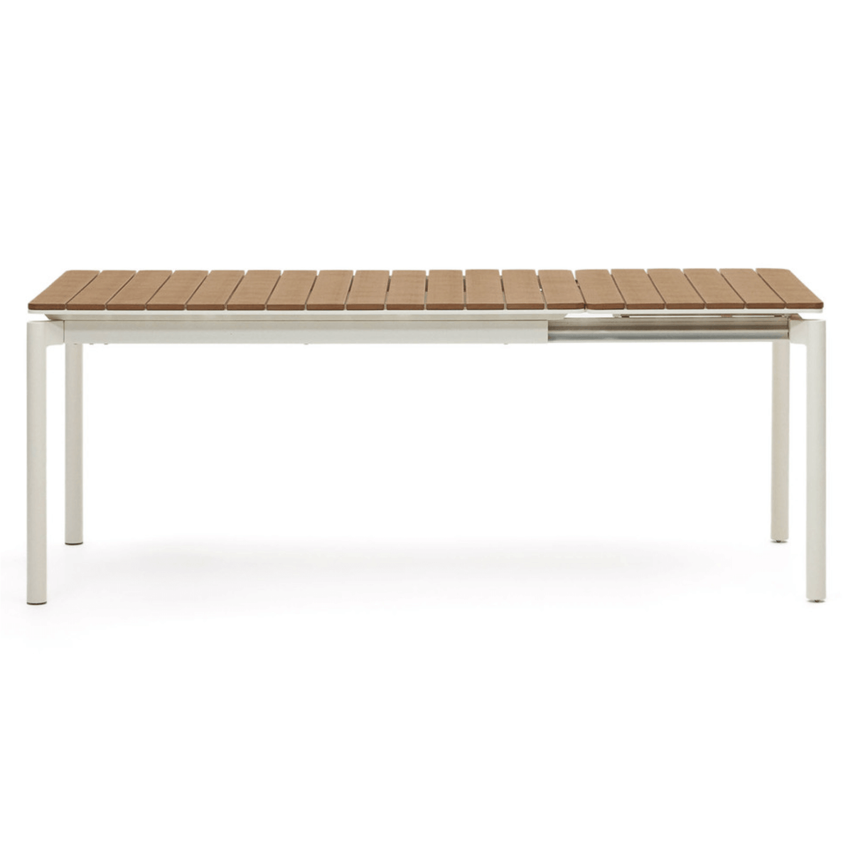 Noosa Extension Patio Dining Table | White - CLU Living Pty Ltd