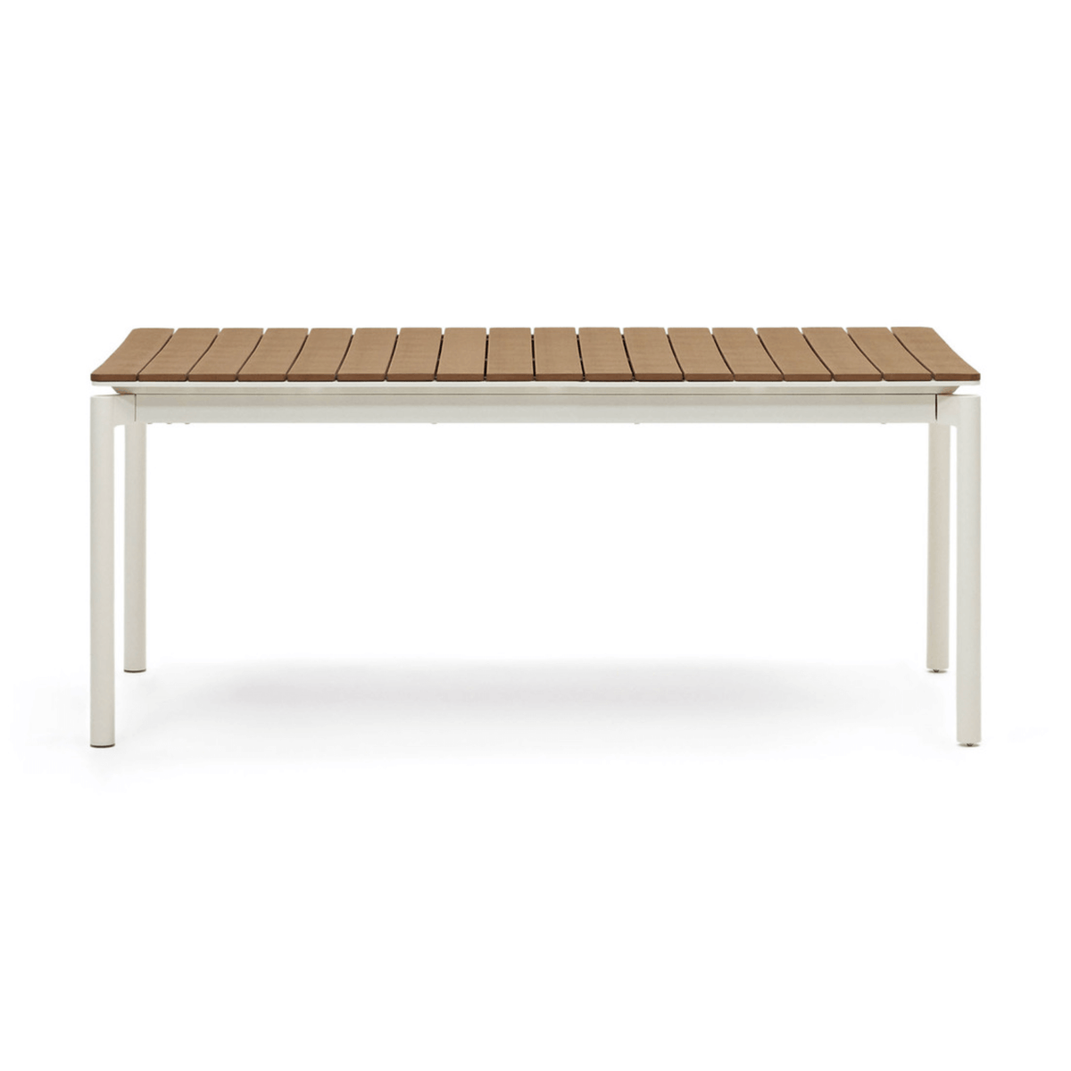 Noosa Extension Patio Dining Table | White - CLU Living Pty Ltd