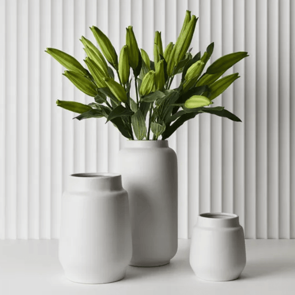 Profile Ceramic Vase - CLU Living Pty Ltd