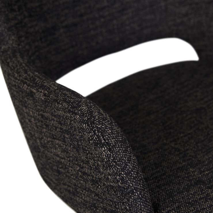 Quentin Office Chair | Ebony Weave - CLU Living Pty Ltd