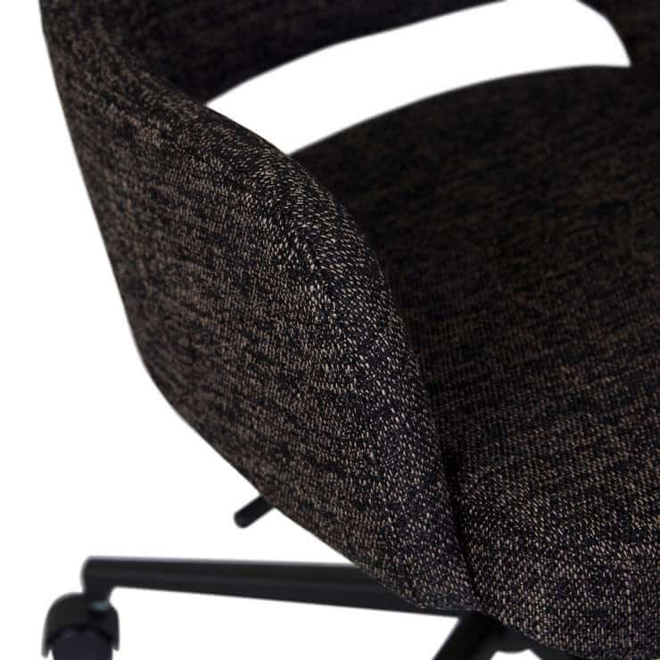 Quentin Office Chair | Ebony Weave - CLU Living Pty Ltd