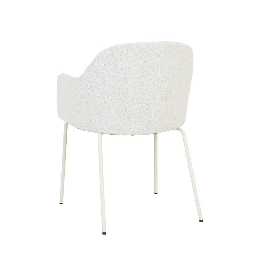 Riley Dining Chair | Birch Boucle – CLU Living Pty Ltd