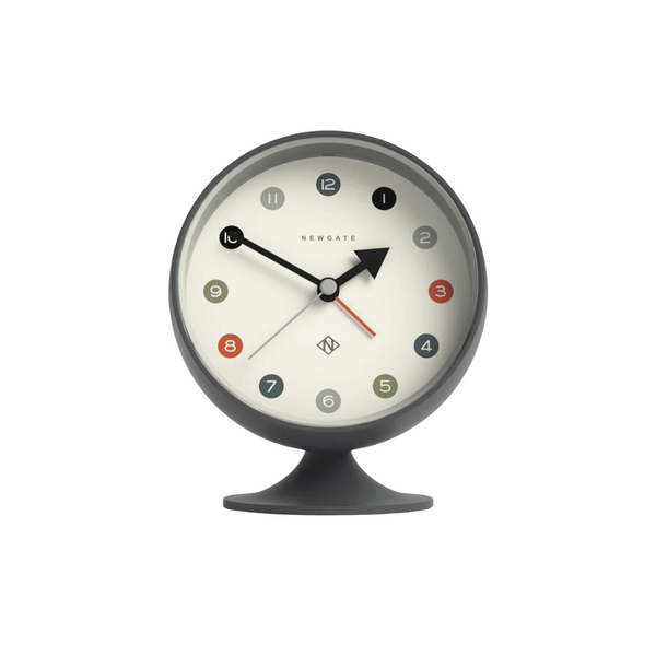 Spheric Retro Alarm Clock | Blizzard Grey - CLU Living Pty Ltd