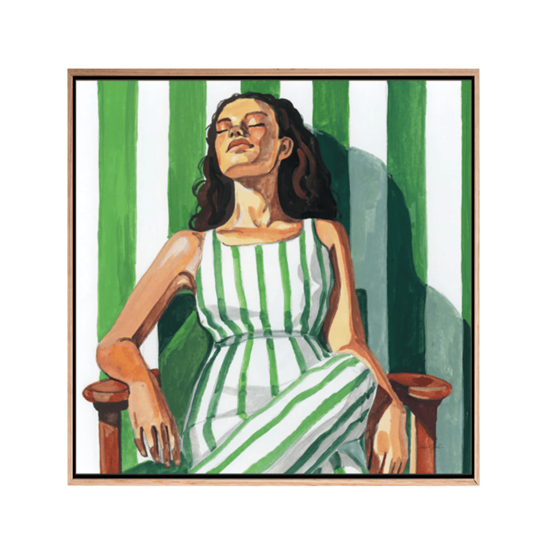 Sun Nap Framed Canvas Print – CLU Living Pty Ltd