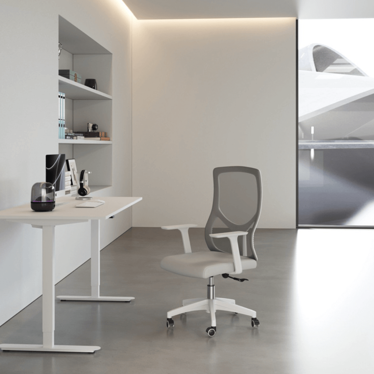 Synergy Stand Up Desk | White - CLU Living Pty Ltd
