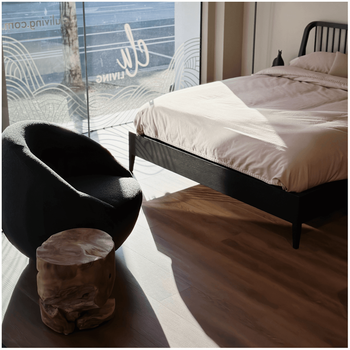 Scope Teak Stool - CLU Living Pty Ltd