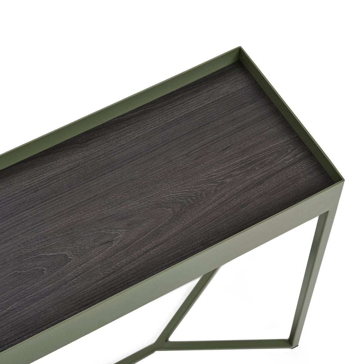 Tray Storage Console Table | Daintree Green - CLU Living Pty Ltd
