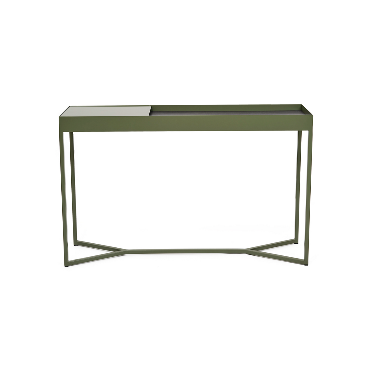 Tray Storage Console Table | Daintree Green - CLU Living Pty Ltd