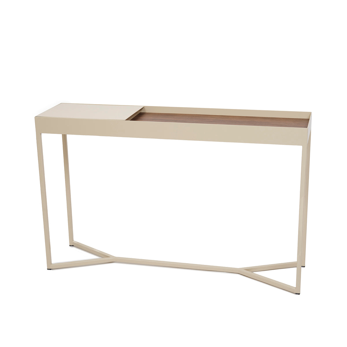 Tray Storage Console Table | Freycinet Sand - CLU Living Pty Ltd