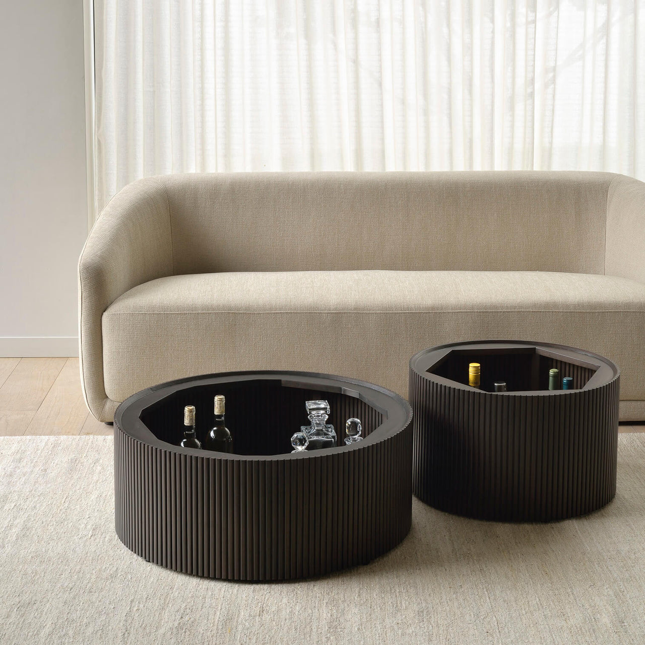Roller Max Coffee Table | Mahogany Dark Brown – CLU Living Pty Ltd