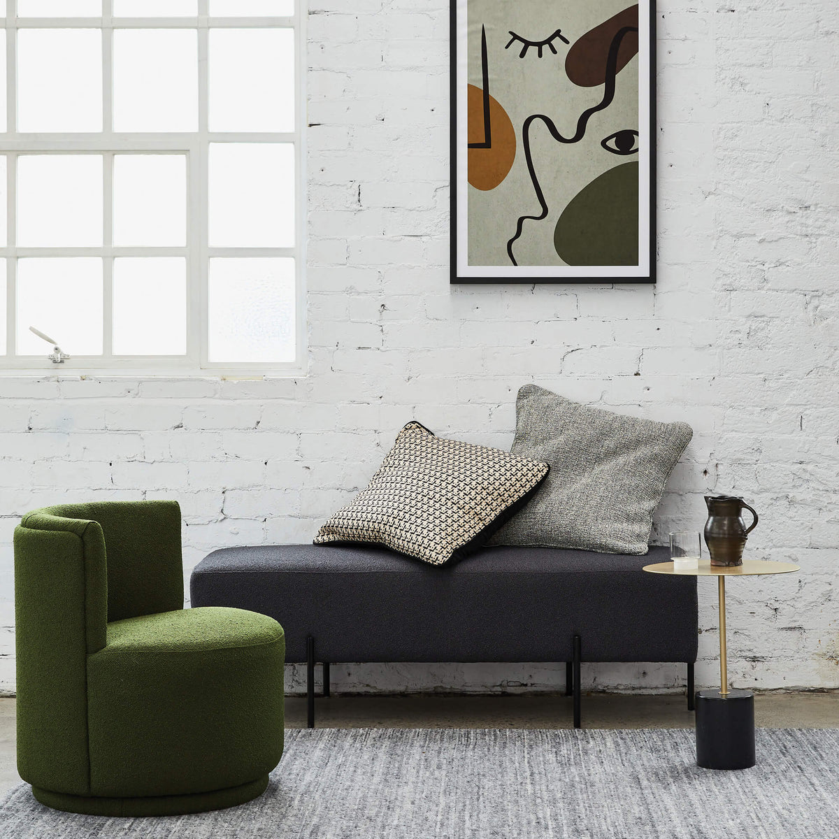 Cocoon Bench | Solstice Blue - CLU Living Pty Ltd