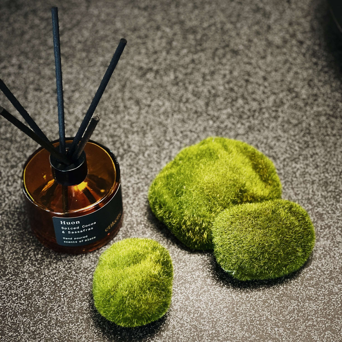 Artificial Marimo Moss Pebble | LRG - CLU Living Pty Ltd