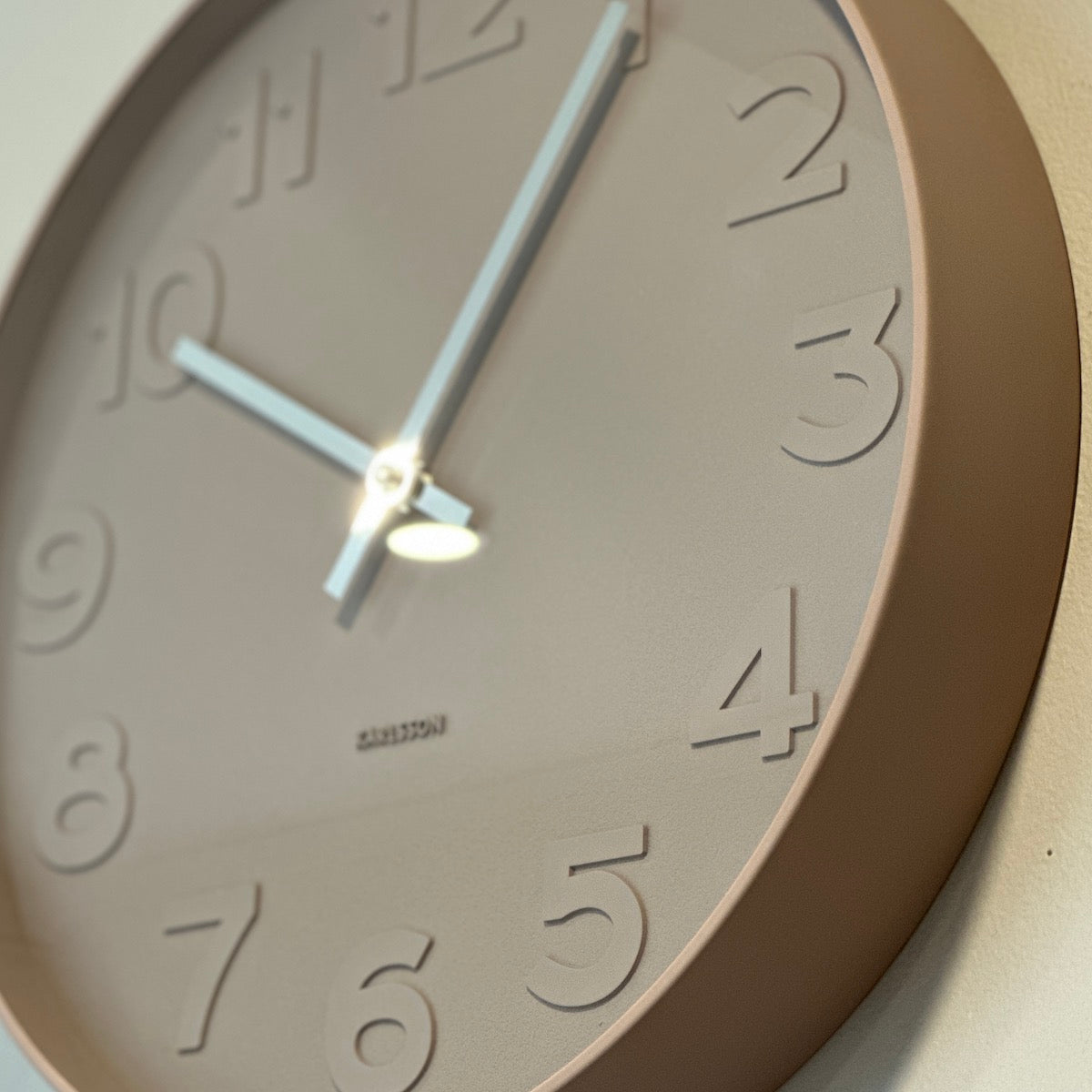 Mr Brown Numbers Wall Clock - CLU Living Pty Ltd