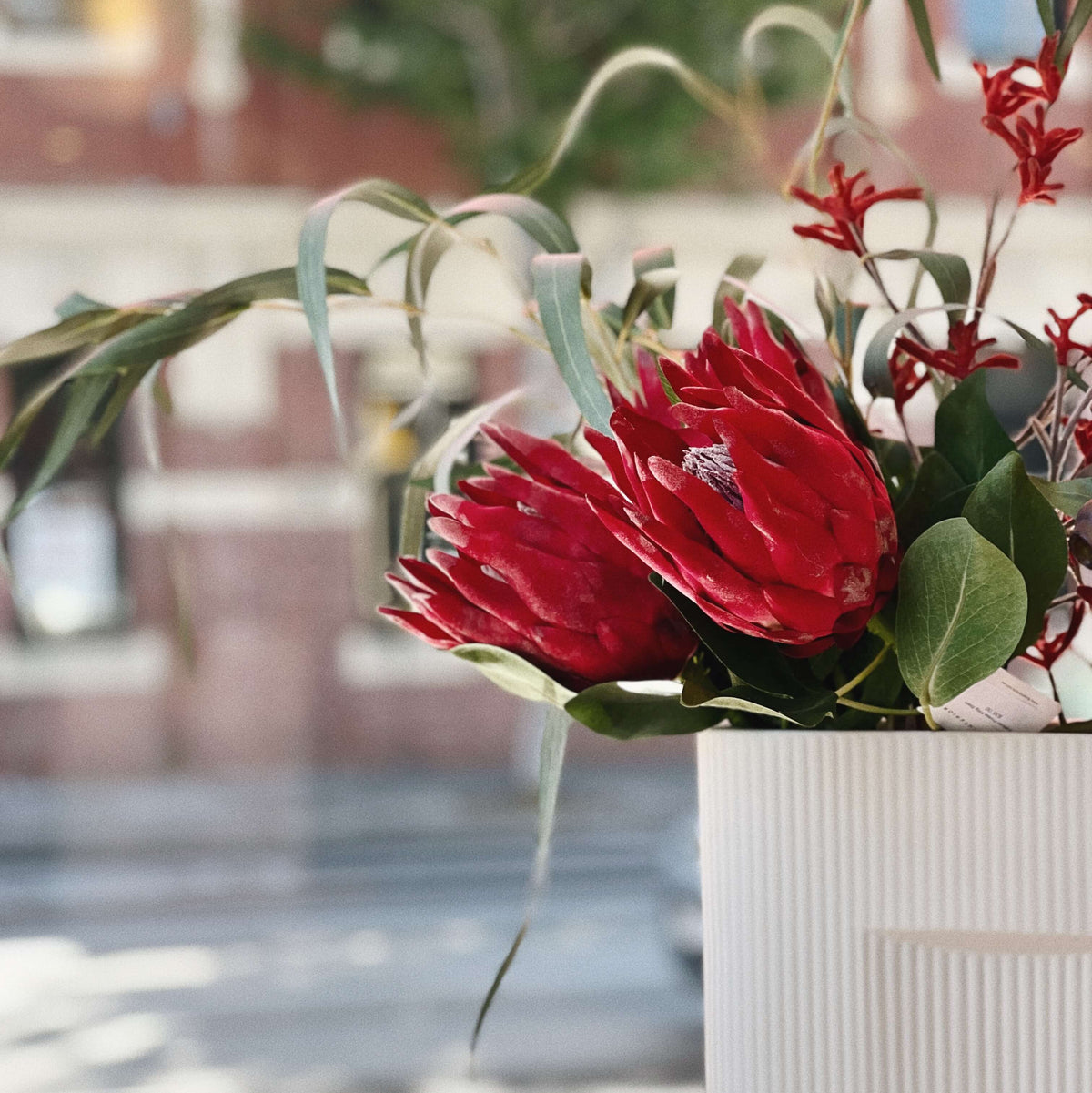 Artificial Protea King Stem - CLU Living Pty Ltd