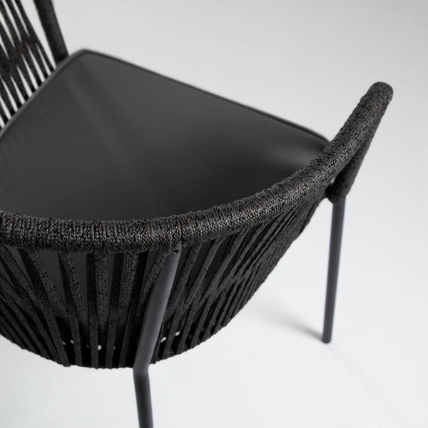 Risa Patio Chair | Black - CLU Living Pty Ltd