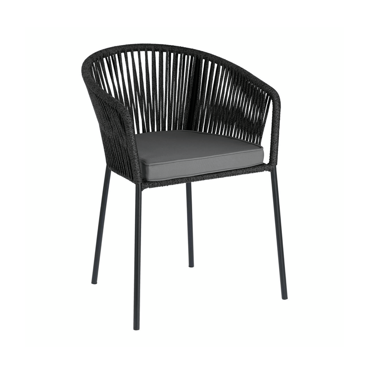 Risa Patio Chair | Black - CLU Living Pty Ltd