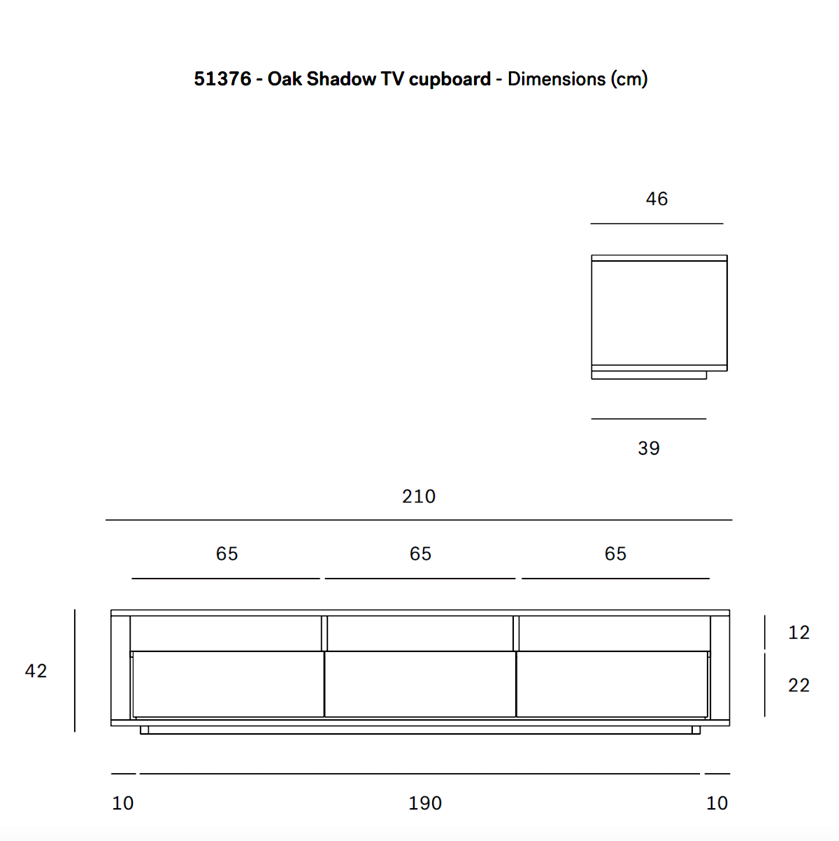 Shadow Entertainment Cabinet | LRG - CLU Living Pty Ltd