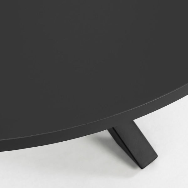 Vega Round Dining Table | Black Top / Black Legs - CLU Living Pty Ltd
