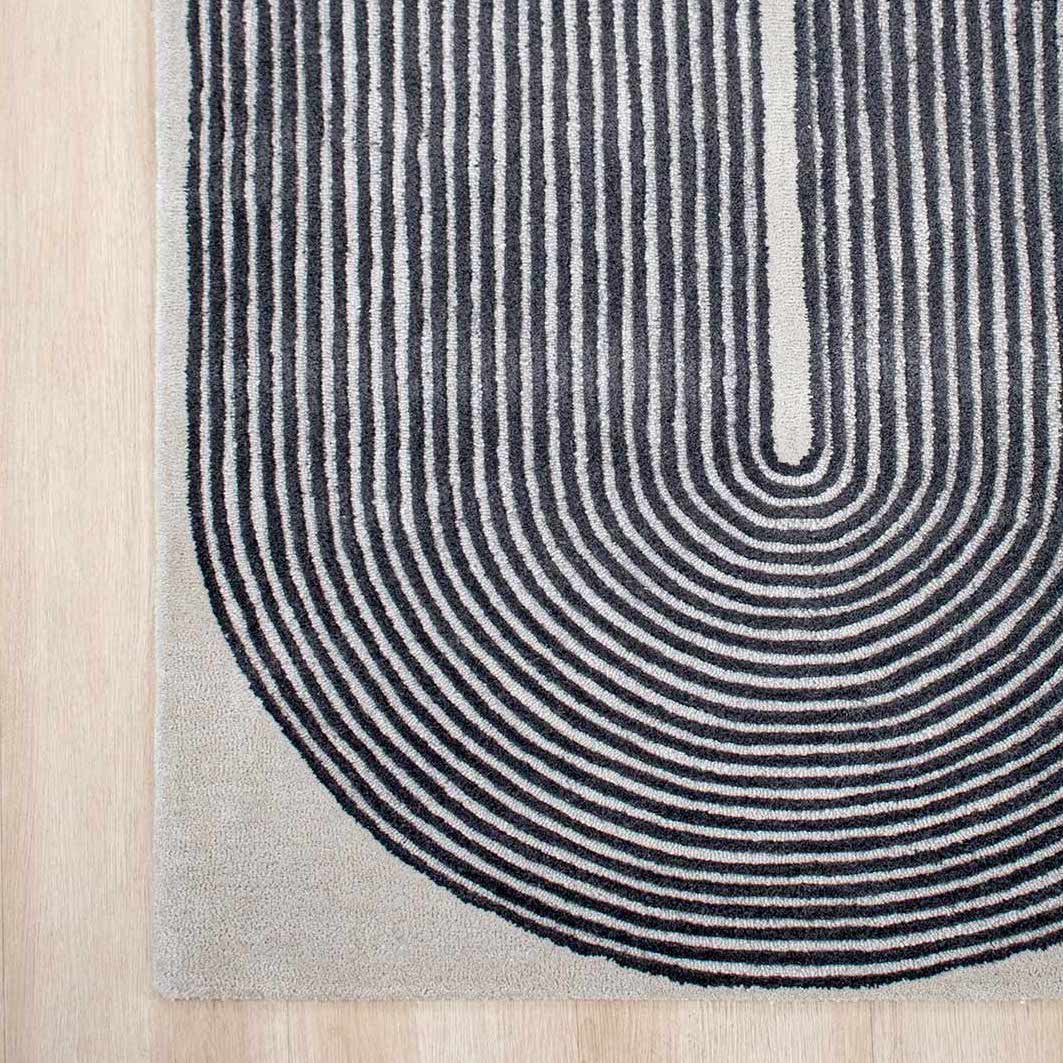 Viper Wool Rug | Ink - CLU Living Pty Ltd