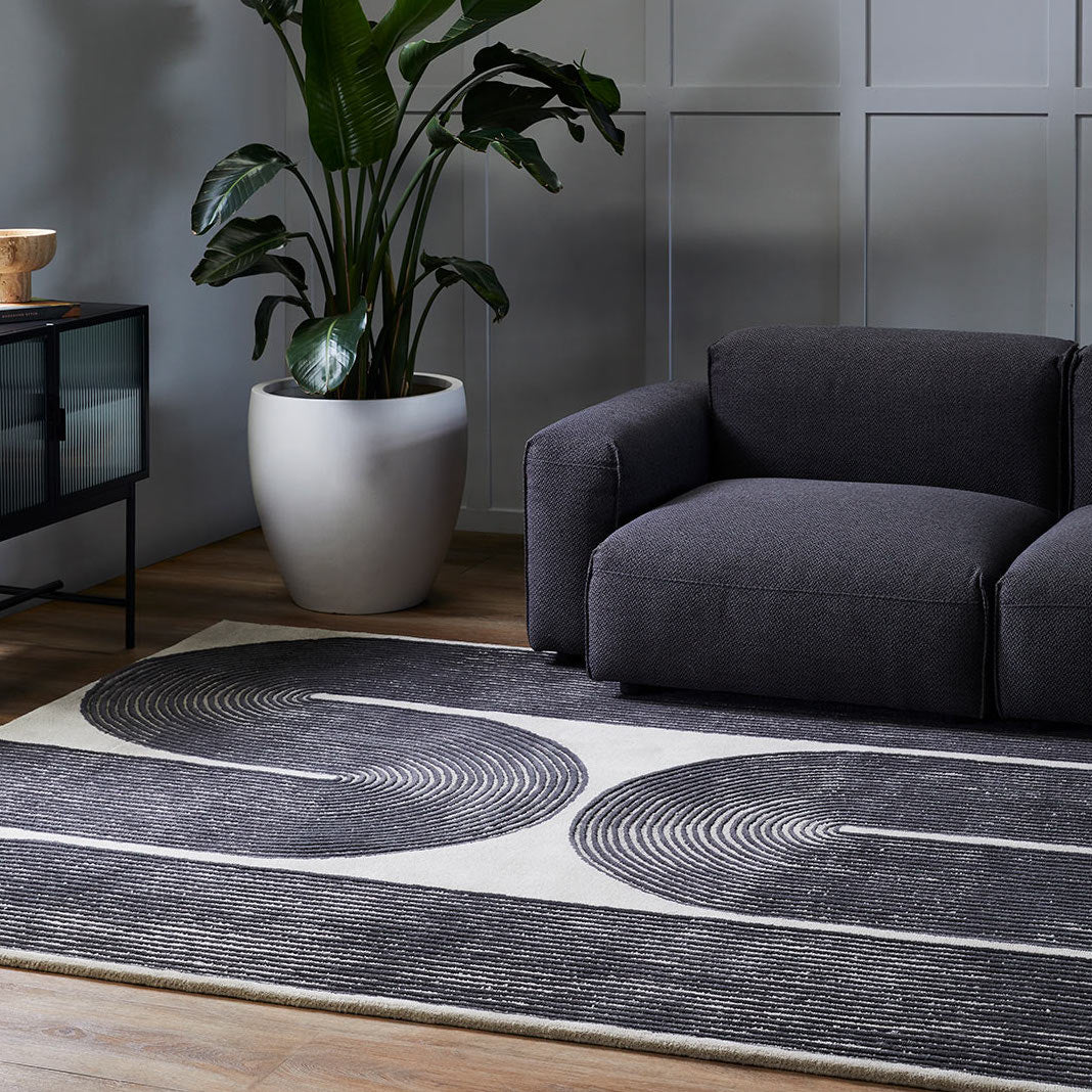 Viper Wool Rug | Ink - CLU Living Pty Ltd