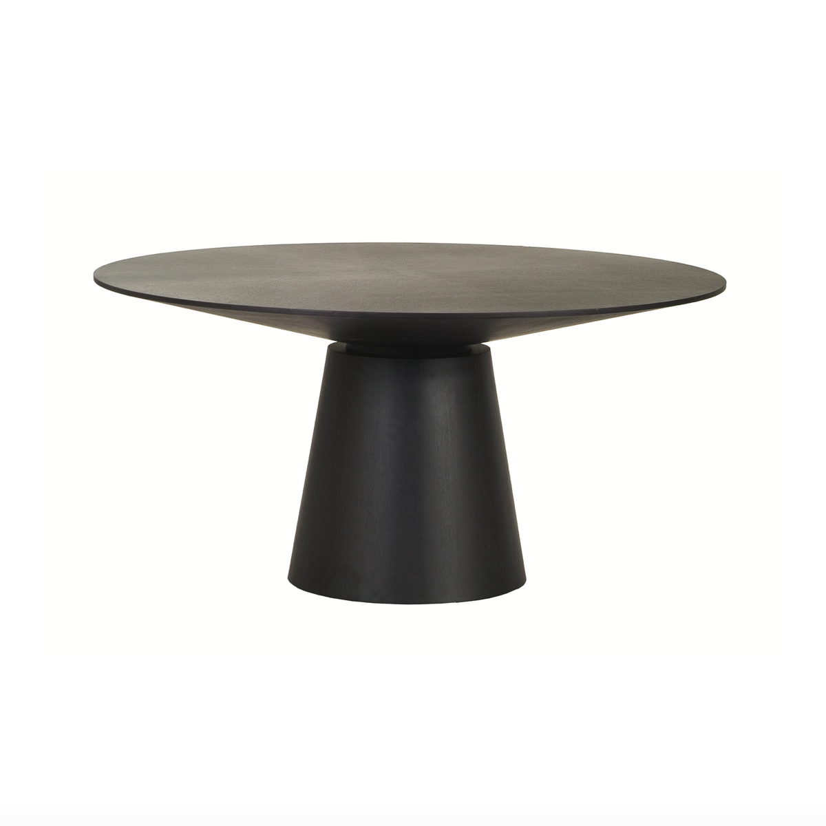 Classique Round Dining Table | Matt Dark Oak - CLU Living Pty Ltd