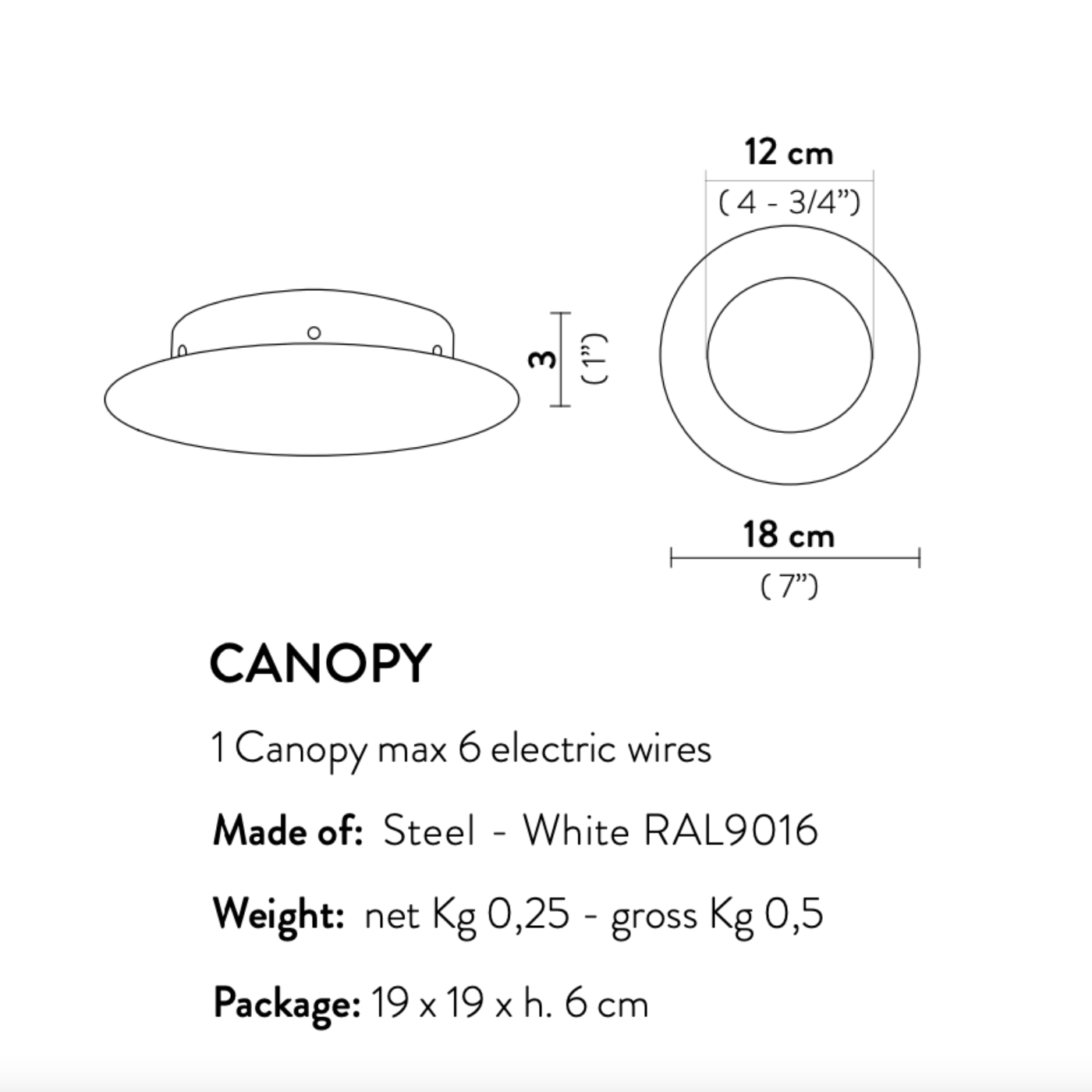 Nuvem Spotlight Canopy - CLU Living Pty Ltd